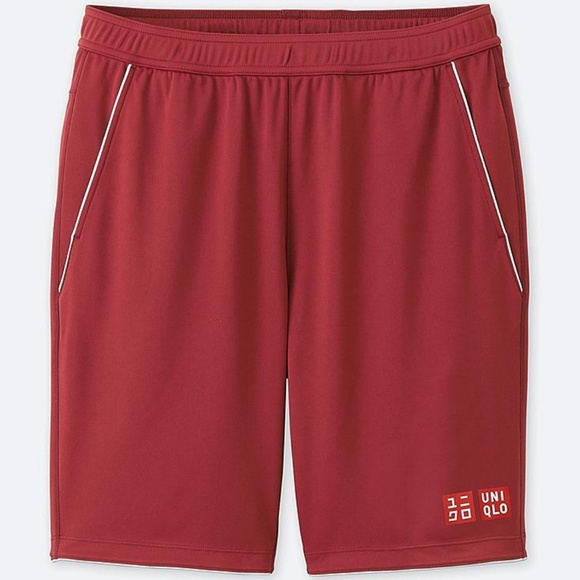 Uniqlo | Shorts | Uniqlo Roger Federer Dryex Tennis Short Red | Poshmark